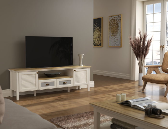 Hanah Home FRN-21011 Mueble para TV, Tablero de Partículas Melamina MDF ...