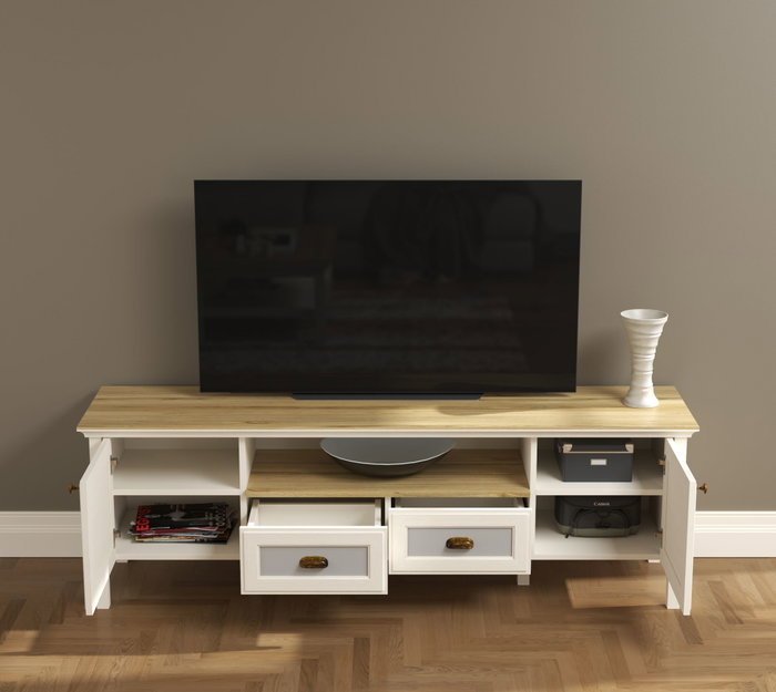 Hanah Home FRN-21011 Mueble para TV, Tablero de Partículas Melamina MDF ...