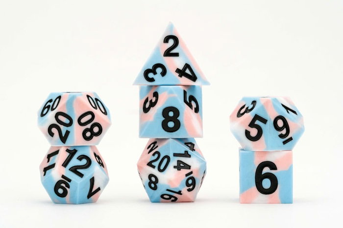 MDG Pack de Dados Pride Transgender Flag - Bixoto.com