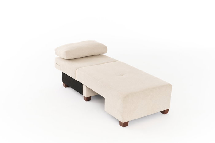 Atelier Del Sofa Sofá Cama 3 Plazas Chenilla Crema - Bixoto.com