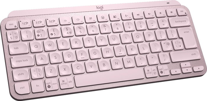Logitech MX Keys Mini Teclado Inalámbrico Bluetooth Rosa - Bixoto.com
