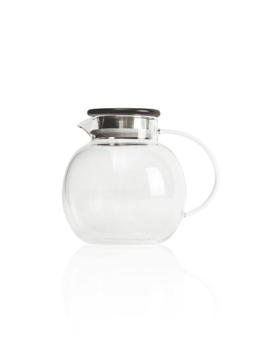Hermia SSE0030 Botella de Vidrio con Tapa de Bambú Transparente 1500 ml ...