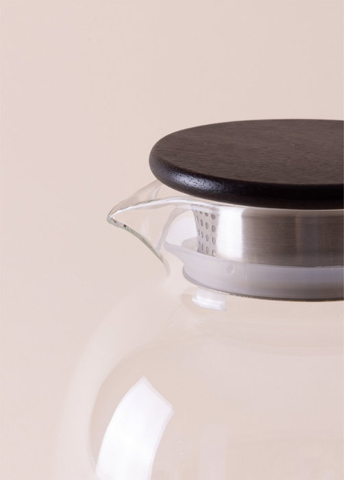 Hermia SSE0030 Botella de Vidrio con Tapa de Bambú Transparente 1500 ml ...