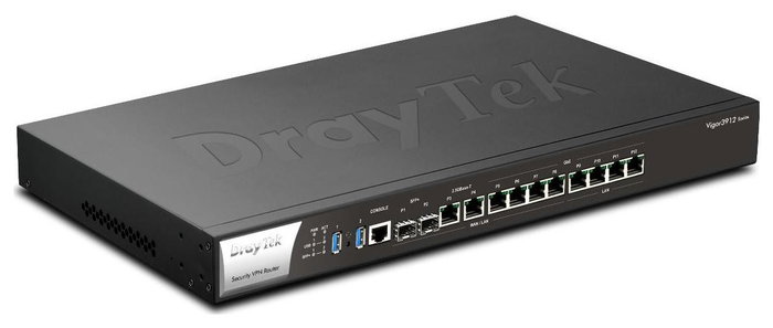 DrayTek Vigor 3912S Router DSL empresarial con 8 puertos WAN y VPN ...