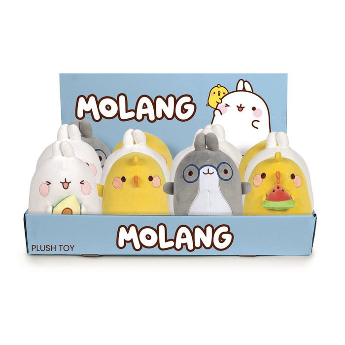 Molang assortiment peluches 25 cm Wave 1 Medium (12) - Bixoto.com