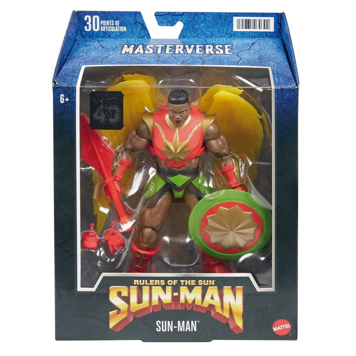 Mattel Masterverse Figurine Sun-Man 7 pouces Masters of the Universe ...