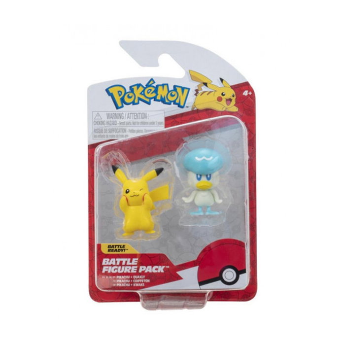 Jazwares Pokémon Pack Double Génération IX Figurines Pikachu + Fuecoco ...