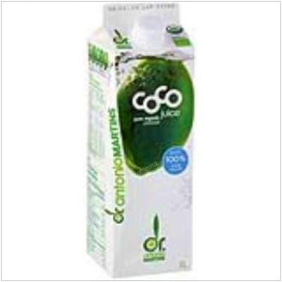 Dr. Martins Coco Drink Natural Eau de Coco Bio 1L - Bixoto.com