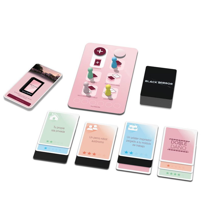 Asmodee Jeu de Société Black Mirror Caída en Picado - Jeu de Plateau ...