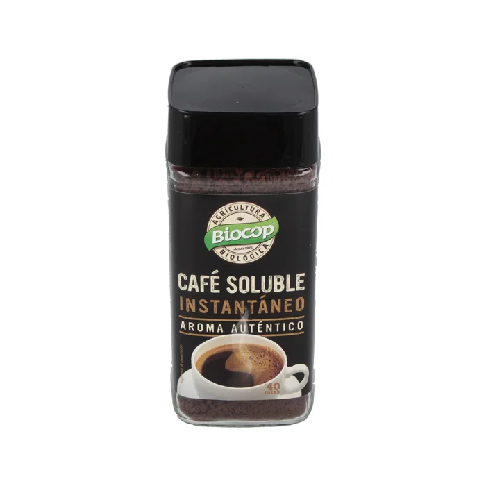 BIOCOP Café Soluble Instantané 100 g Bio - Café Arabica et Robusta ...