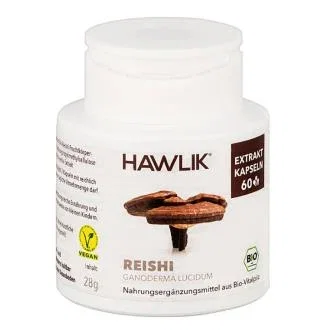 HAWLIK Reishi Extrakt pur 60 gélules végétales - Complément alimentaire ...