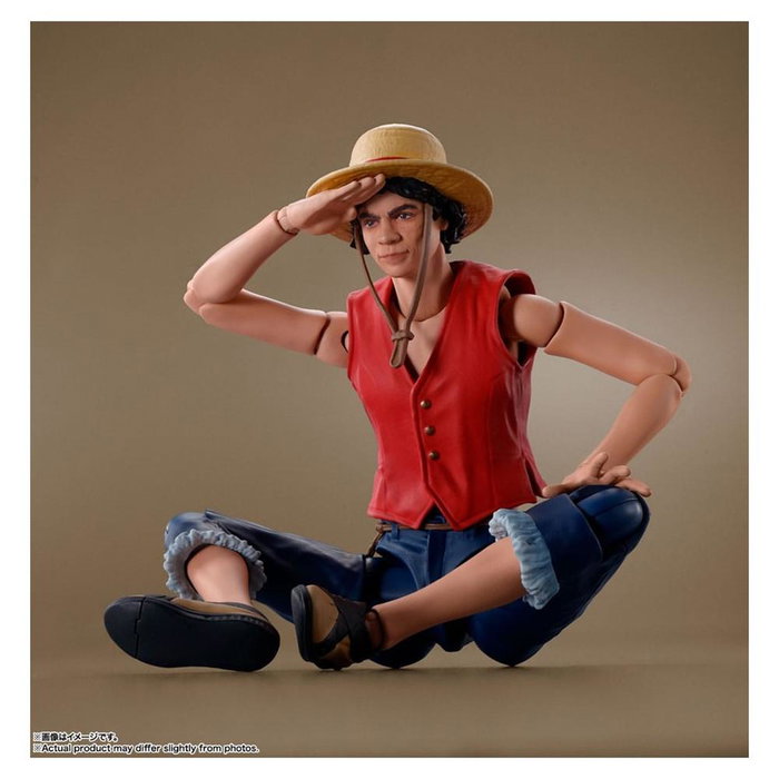 Tamashii Nations SH Figuarts Figure One Piece Monkey D. Luffy 14.5 cm ...