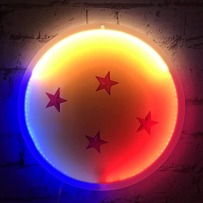 Madcow Entertainment Mural Lumineux Néon LED Dragon Ball Z 30cm avec ...