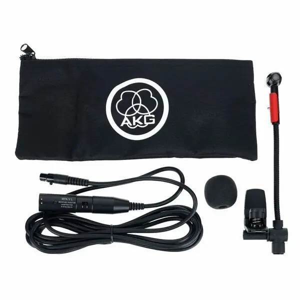 AKG C519M Microphone Col de Cygne avec Câble XLR, Patron Cardioïde ...