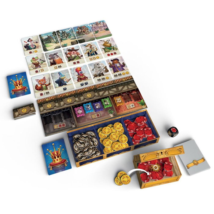 Asmodee FCES01ES Jeu de société For a Crown - Jeu de plateau ...