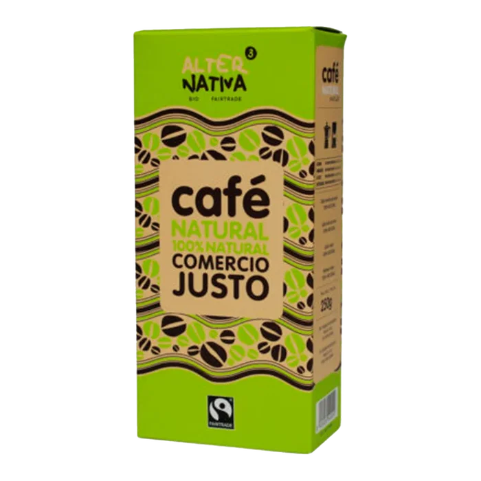 ALTERNATIVA 3 Café Molido Naturel et Commerce Equitable 250 g - Blend ...