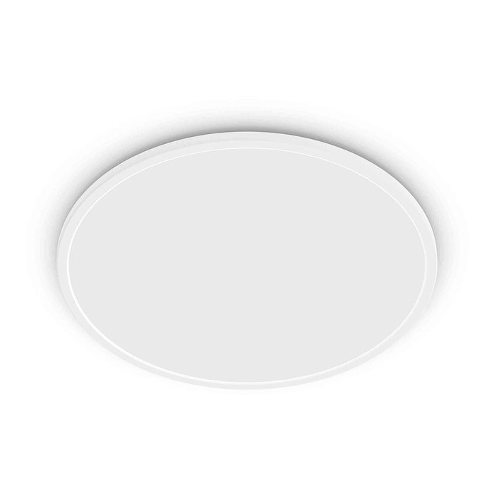 Philips Valen Plafonnier LED rond blanc 16W 2000lm 2200-6500K Ø291x24mm ...