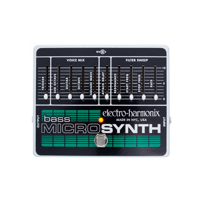EHX Bass Microsynth Pédale de Synthétiseur Analogique pour Basse avec ...