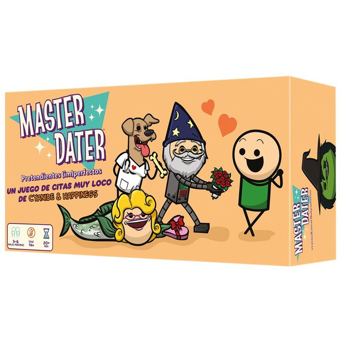 Asmodee EXMMD01ES Jeu de Société Master Dater – Jeu de Cartes pour ...