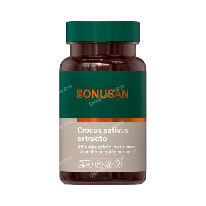Bonusan Crocus Sativus Extracto 60 gélules – Complément alimentaire à ...