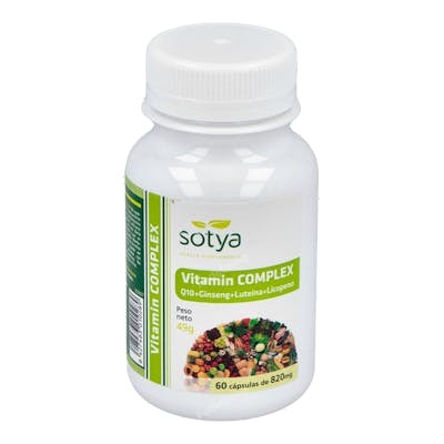 SOTYA Vitamin Complex 1 Al Dia 820Mg Capsules 60 Unités Complément ...