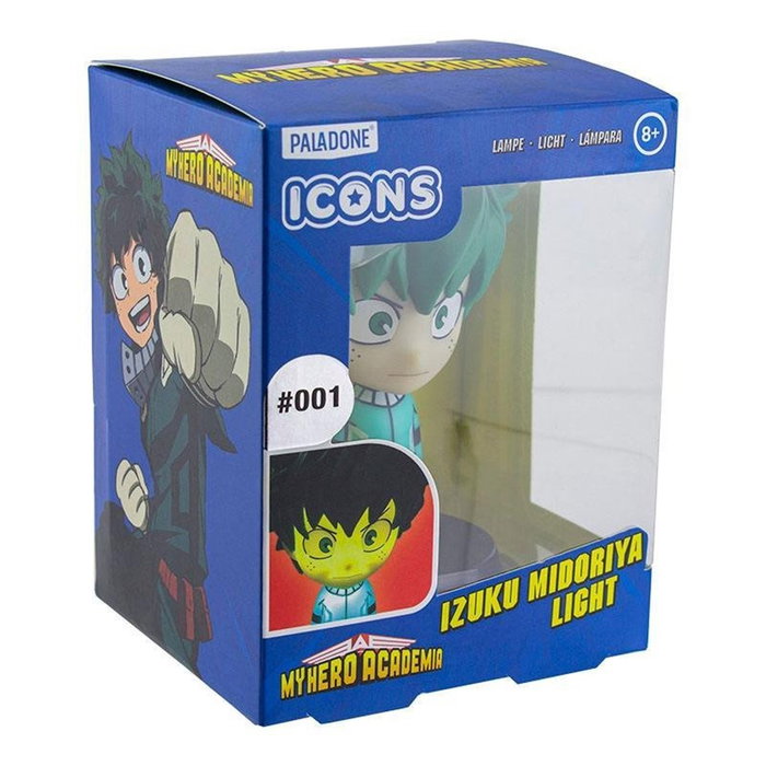 Paladone Lampe Icon My Hero Academia Izuku Midoriya Deku 10 cm avec ...