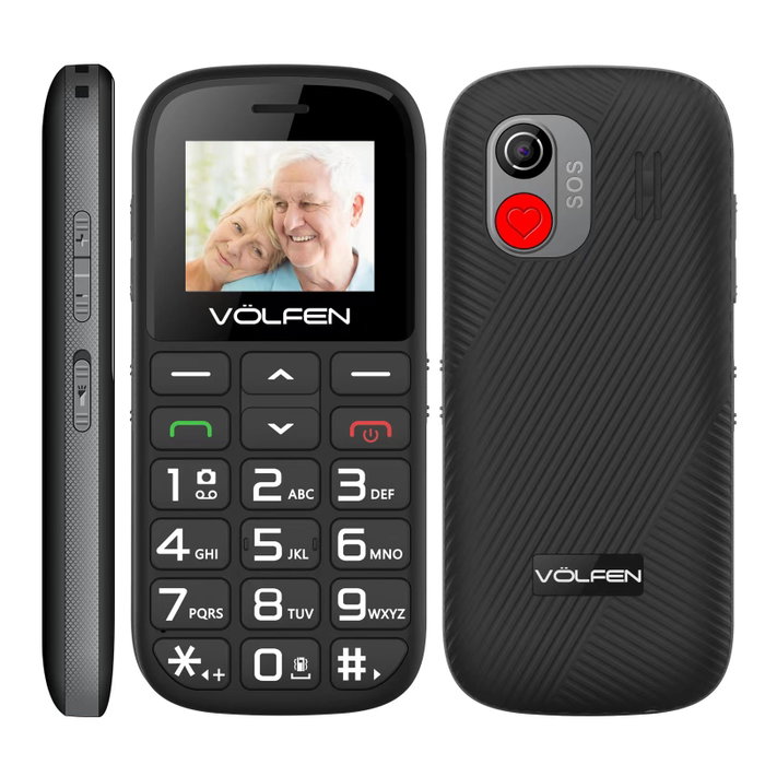 Volfen Téléphone Mobile Senior Astro SR avec Grosses Touches, SOS ...