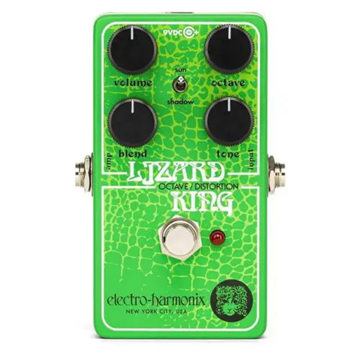 EHX Lizard King Pédale octave et fuzz pour basse True Bypass 9V ...