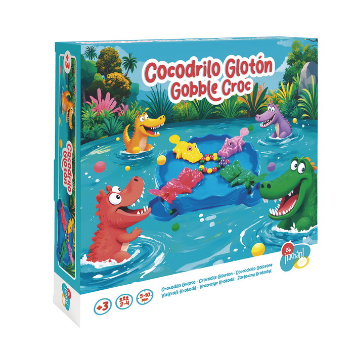 TACHAN Jeu Cocodrilo Gloton T00980 - Jeu de société pour enfants dès 3 ...