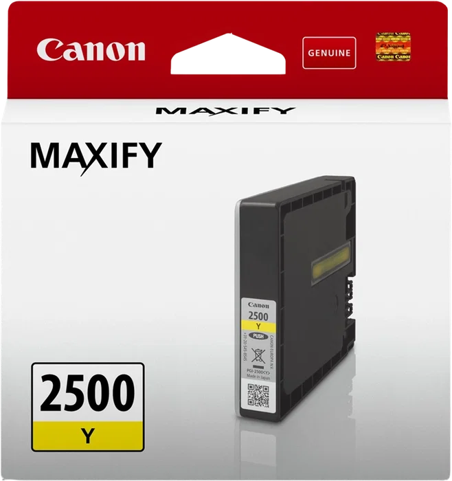 Canon PGI-2500y Cartouche d'encre jaune Original Cartouche d'encre ...
