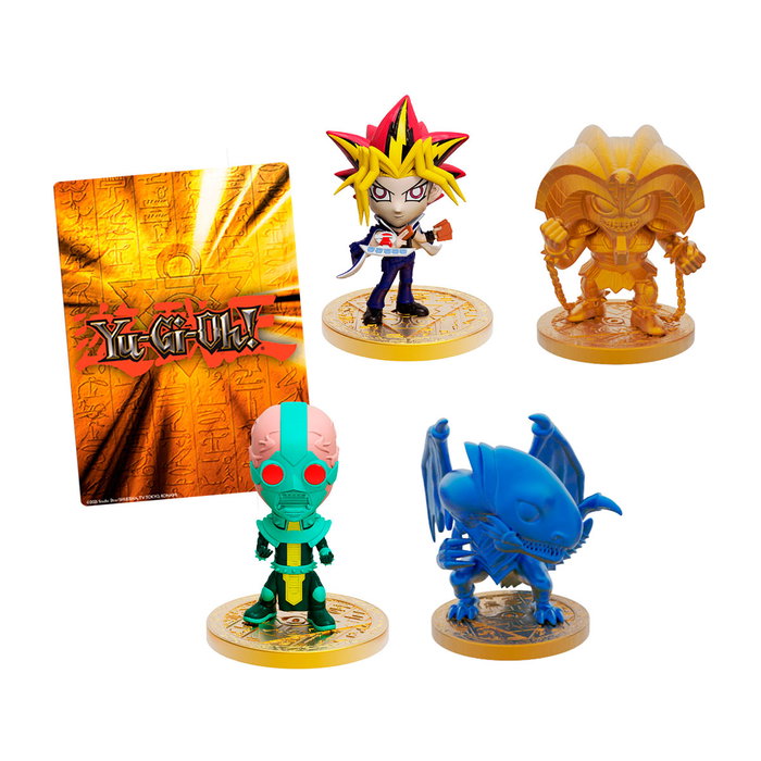 Bizak Figurines Yu-Gi-Oh! Pack 4 - Yugi, Exodia, Jinzo, Dragon Bleu ...