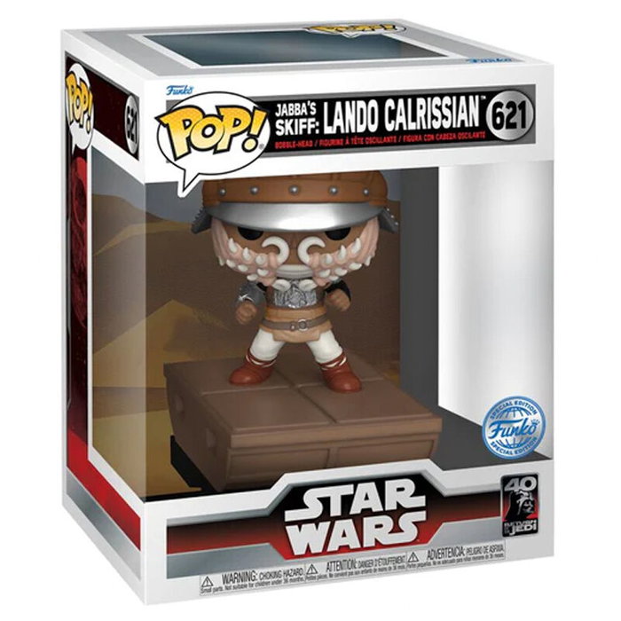 FUNKO Pop! Deluxe Star Wars Jabba's Skiff Lando Calrissian - Figurine ...