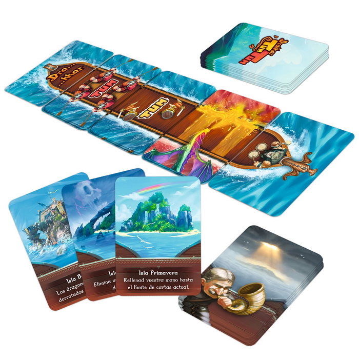 Rocket lemon games Jeu de société Drakkar Tum Tum Pegi, jeu coopératif ...