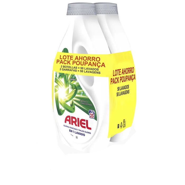 Ariel Lessive Liquide Original Pack 2 x 25 Doses - Bixoto.com