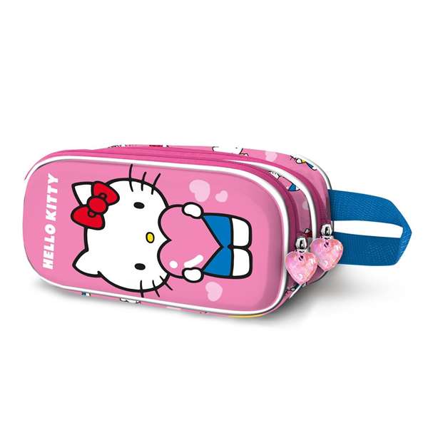 Karactermania ptodo Hello Kitty Double 3D Heart Trousse Scolaire ...