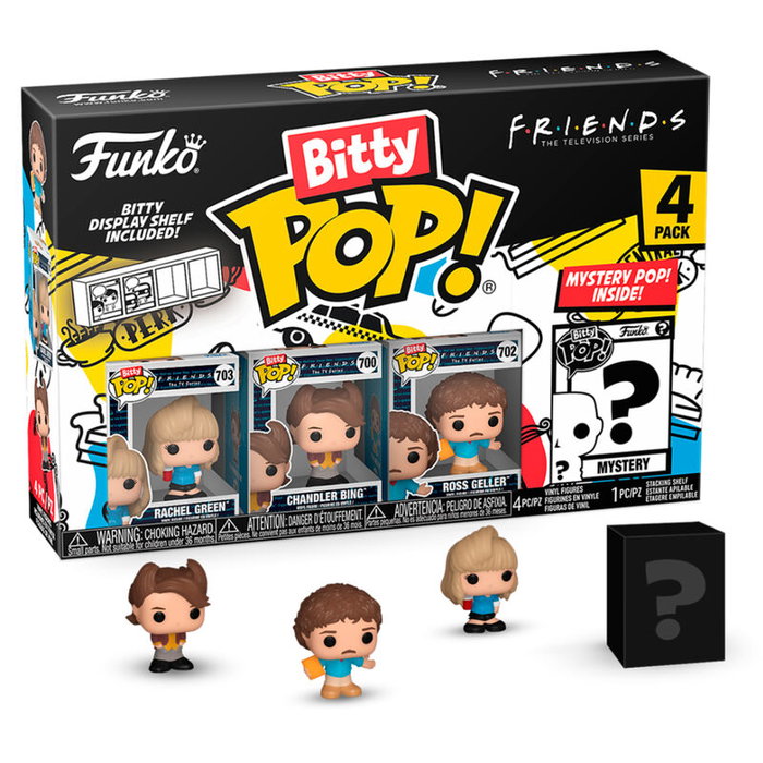 FUNKO - Blister 4 figurines Bitty POP Friends Rachel - Figurines de ...