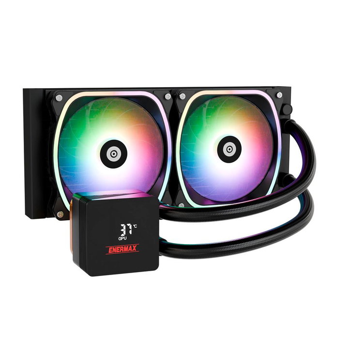 Enermac ELC-AQFS240-SQA AquaFusion II 240 mm Kit de Refroidissement ...