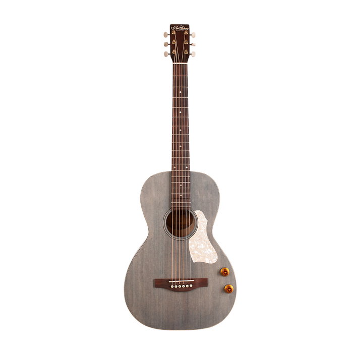 A&L Q-Discrete Guitare Acoustique Parlor Denim Blue - Préamplificateur ...