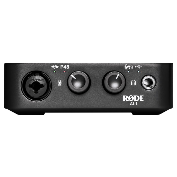 RODE AI-1 Interface Audio USB avec entrée combo, 2 sorties, phantom 48V ...