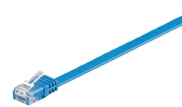 MicroConnect Câble réseau plat CAT6 U/UTP 1 mètre Bleu pour ...