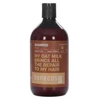 BENECOS Shampoing Réparateur Avoine Bio Vegan 500 ml - Bixoto.com
