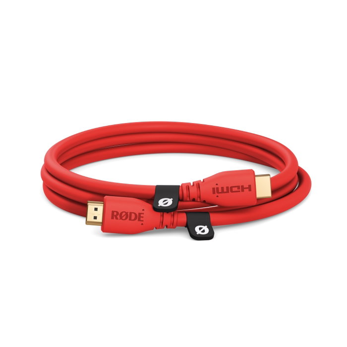 RODE HDMI-1.5 Câble HDMI Rouge 1,5m Haute Vitesse 4K60 avec Ethernet ...