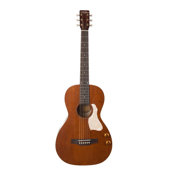 A&L Roadhouse Q-Discrete Guitare Acoustique Parlor Havana Brown ...