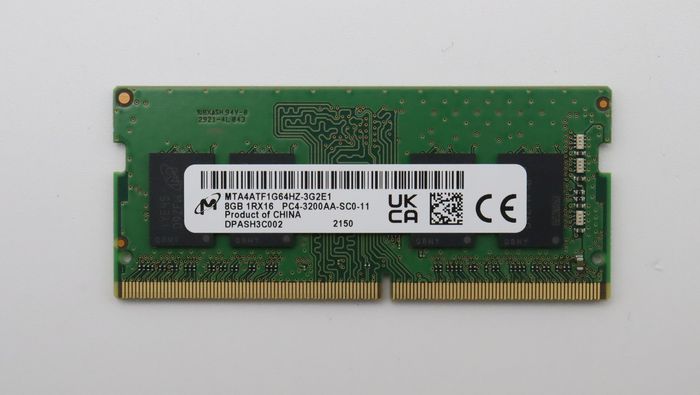 Lenovo Module mémoire SODIMM 8GB DDR4 3200MHz pour ordinateur portable ...