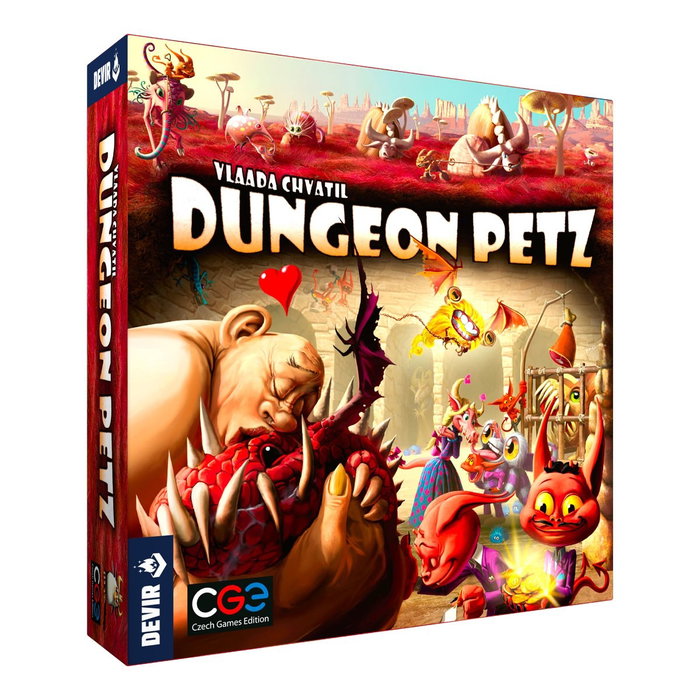 Devir Jeu de société Dungeon Petz - Stratégie et gestion de créatures ...