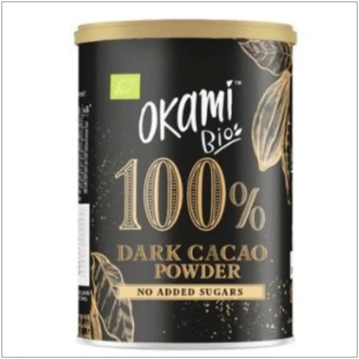 Okami Bio Cacao 100% Pur Bio 250G - Bixoto.com