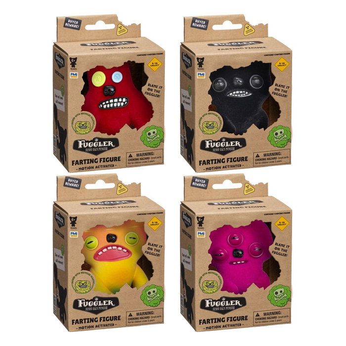 Fuggler: Farting Figures Window Box assortiment (12) - Bixoto.com