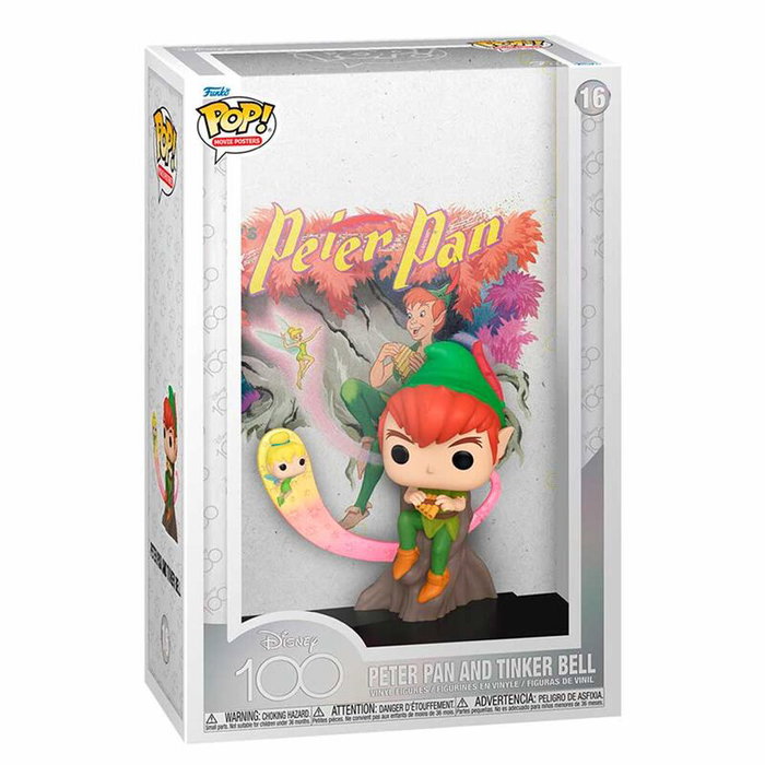 FUNKO Pop Poster Disney Peter Pan avec Peter Pan et la Fée Clochette ...