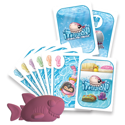 Synapses Games GB01SP Jeu de plateau ¡Tiburón! - Jeu de bluff pour 2 à ...