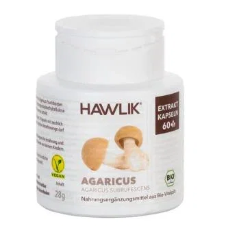 Hawlik Champignon du Soleil Extrait Pur 60 gélules, Vitamine D et C ...